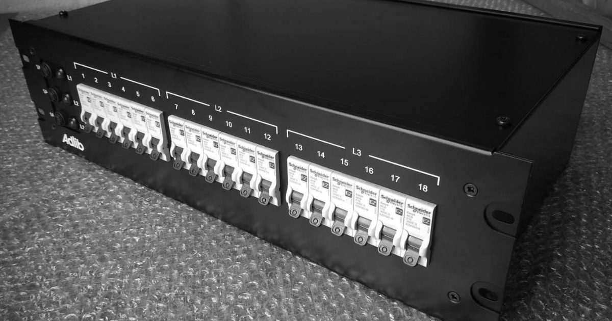 Adlib Audio Power Distribution Racks - Robolights